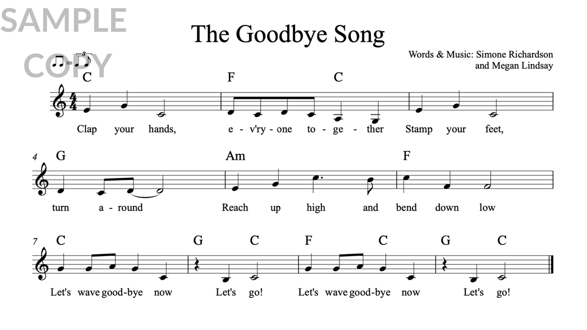 The Goodbye Song – Emu Music