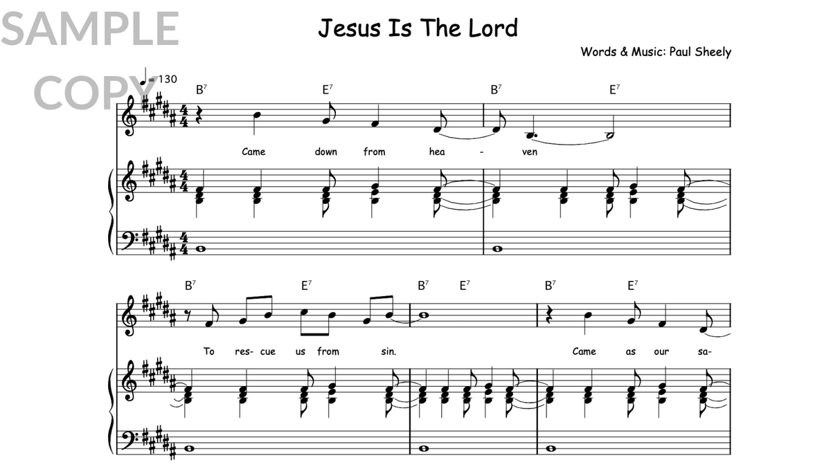 Jesus Is The Lord! – Emu Music