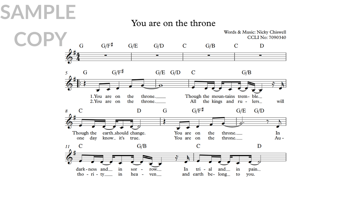You are on the Throne – Emu Music