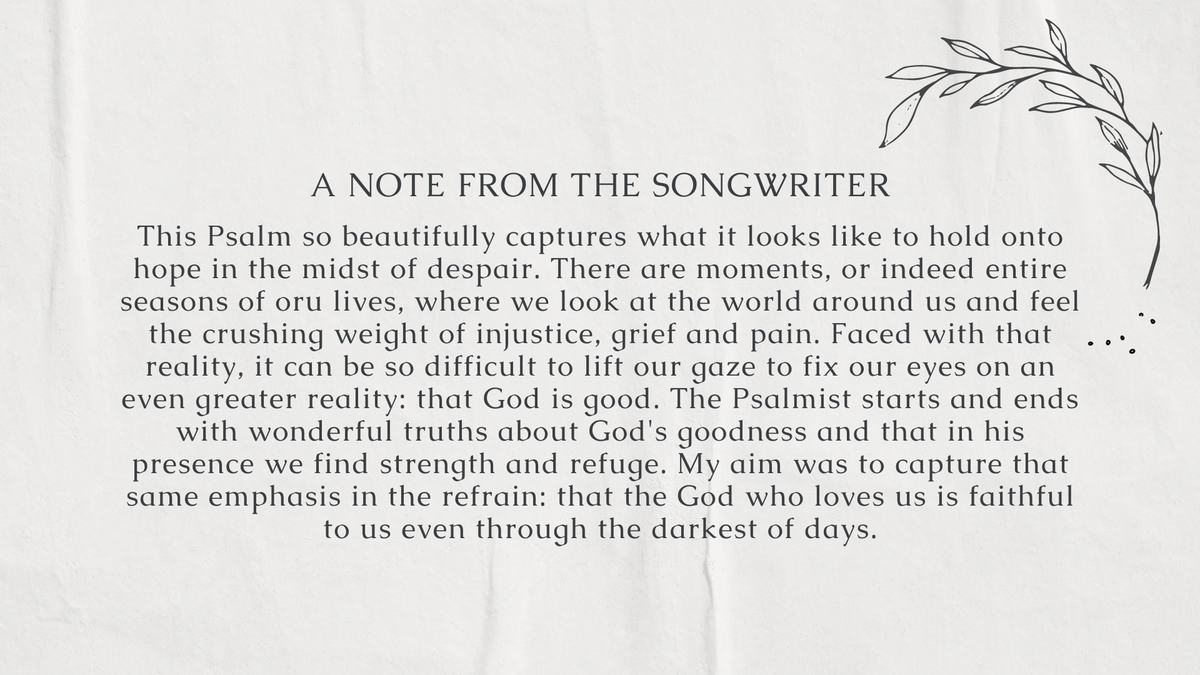 Psalm 73 – Emu Music