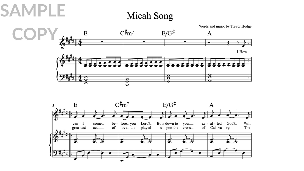 Micah Song – Emu Music