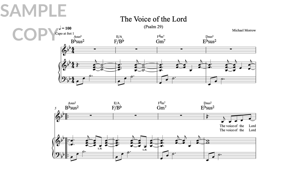 The Voice Of The Lord – Emu Music